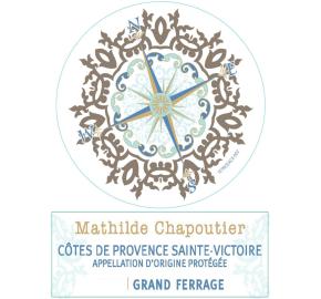 Mathilde Chapoutier - Grand Ferrage - Sainte-Victoire Rose 2021 ...